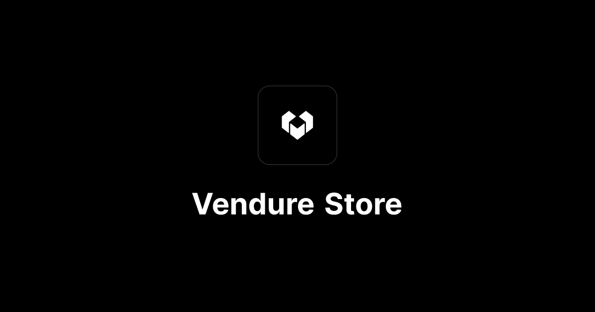 Vendure Store
